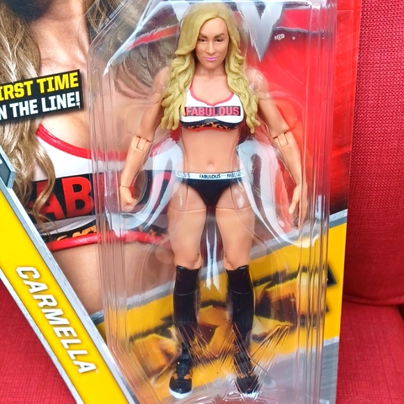 Mattel | Toys | Wwe Womens Division Carmella First Time In The Line Series 7 Nib | Poshmark